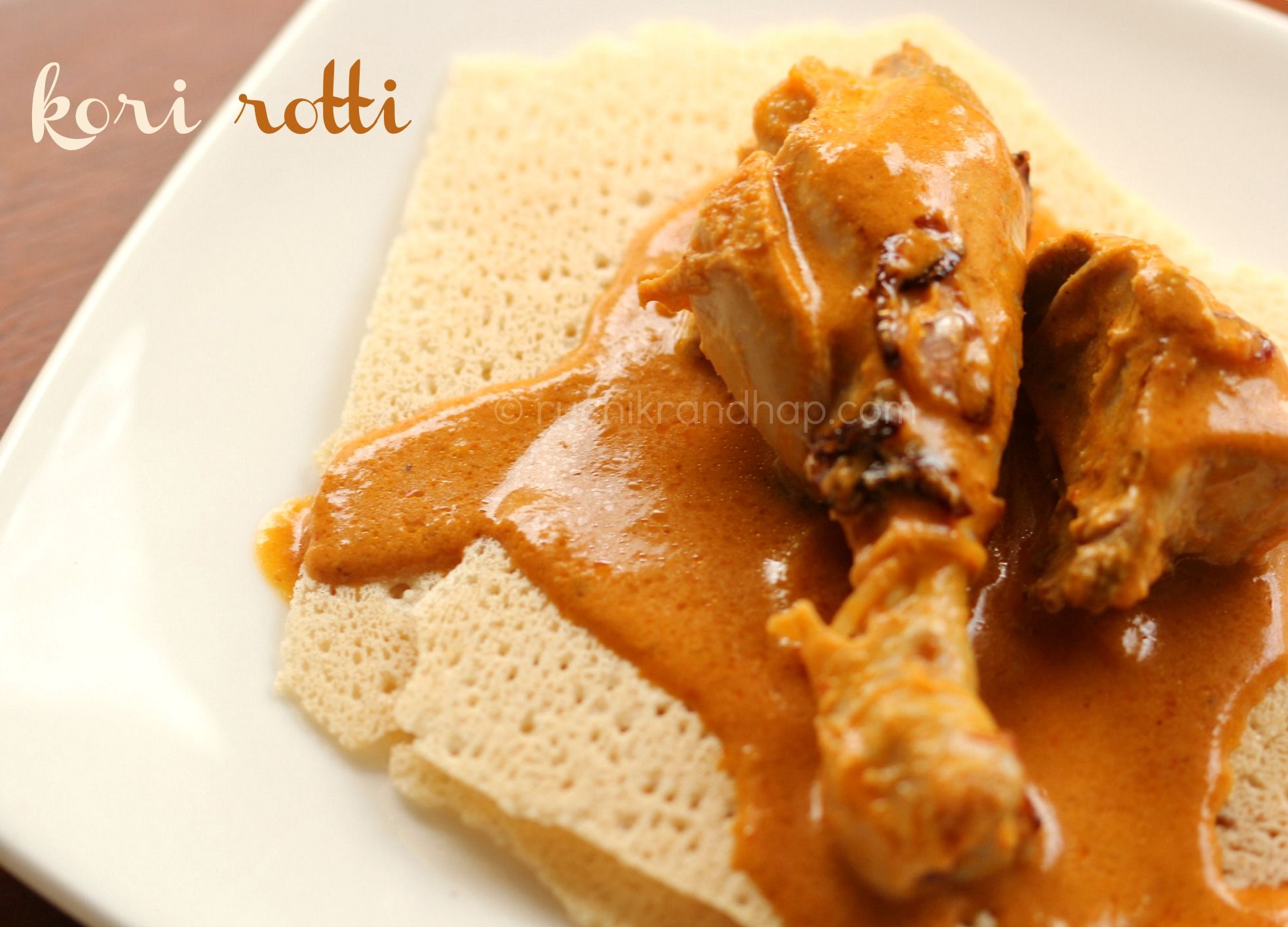 Kori Rotti | Mangalorean Bunt Style Spicy Chicken Curry - Ruchik Randhap