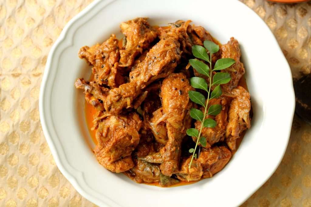 Chicken Peralan ~ Kerala Style Chicken Masala Roast - Ruchik Randhap