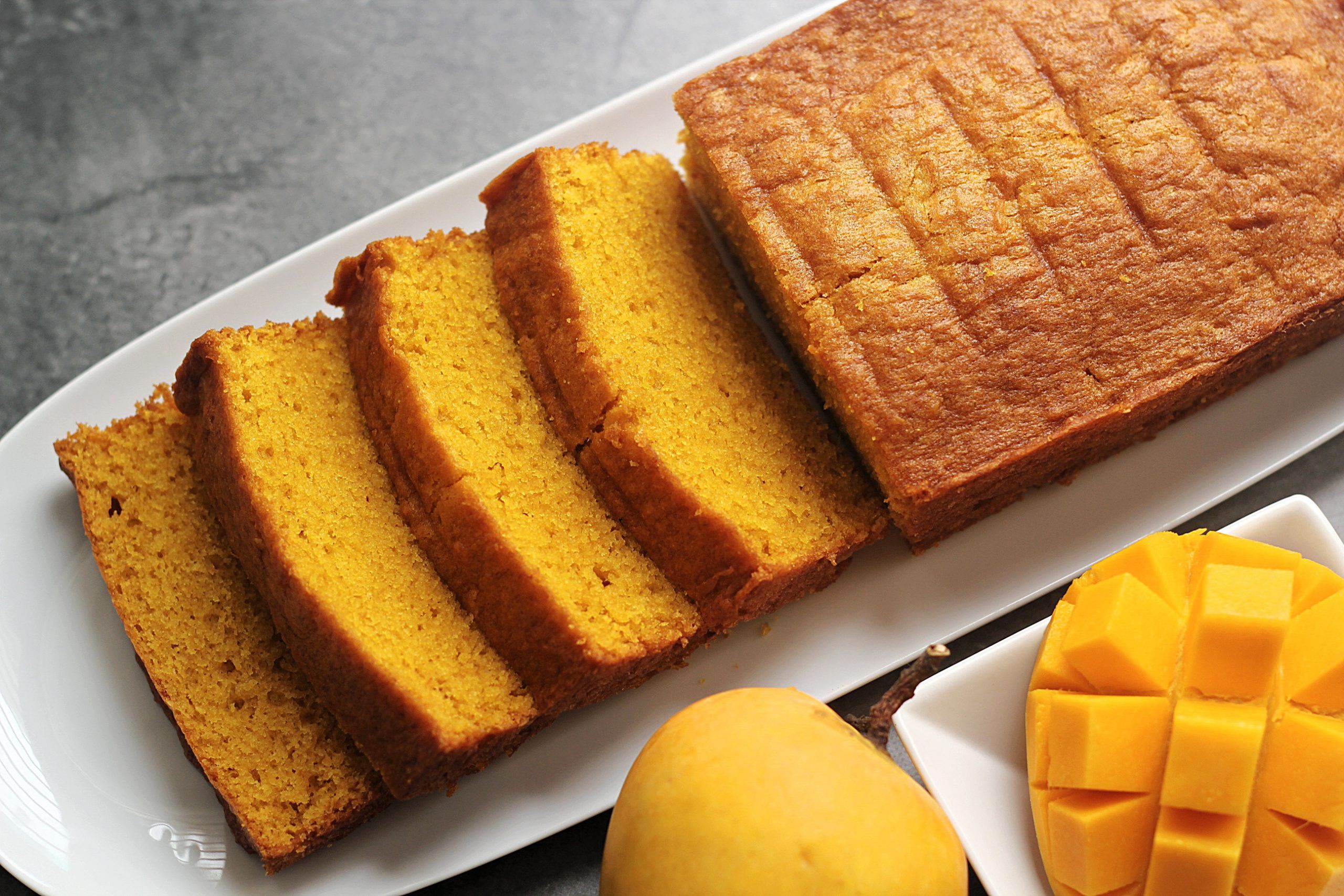 Mango Cake + Video! - Ruchik Randhap