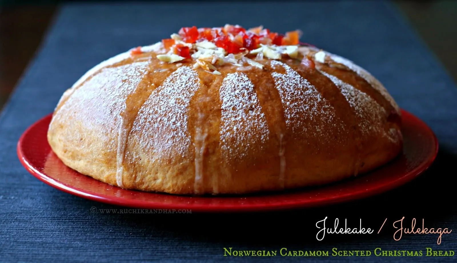 Julekake / Julekaga ~ Norwegian Cardamom Scented Christmas Bread ...