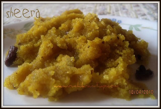 Sheera (Semolina Pudding) - Ruchik Randhap