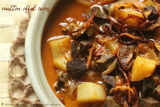 Sunday Special! Traditional Mutton Offal Curry - Bokryache Kaleez ...