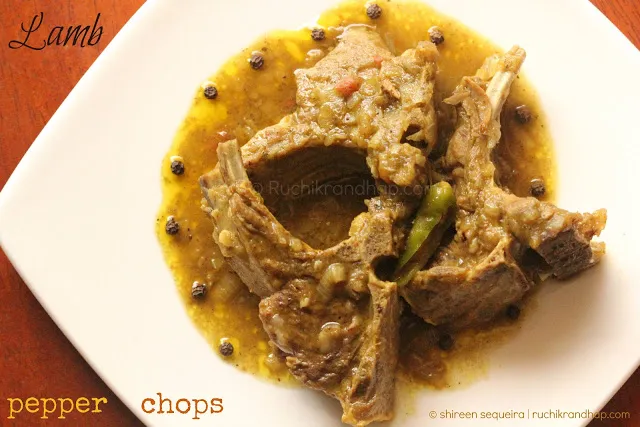 Lamb Pepper Chops - Ruchik Randhap