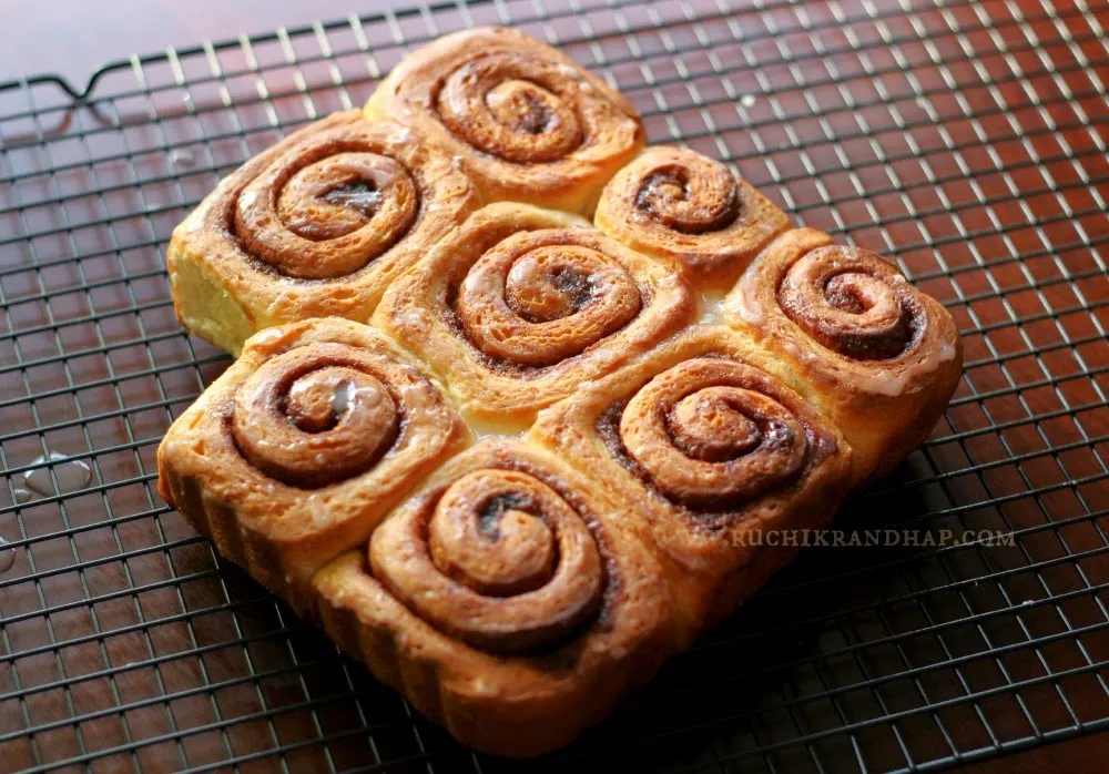 Cinnamon Coffee Rolls - Ruchik Randhap