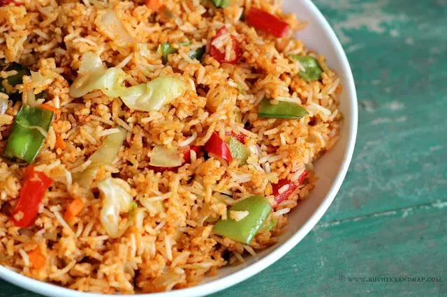 Chilli Garlic Rice - Ruchik Randhap Chilli Garlic Rice - Ruchik Randhap