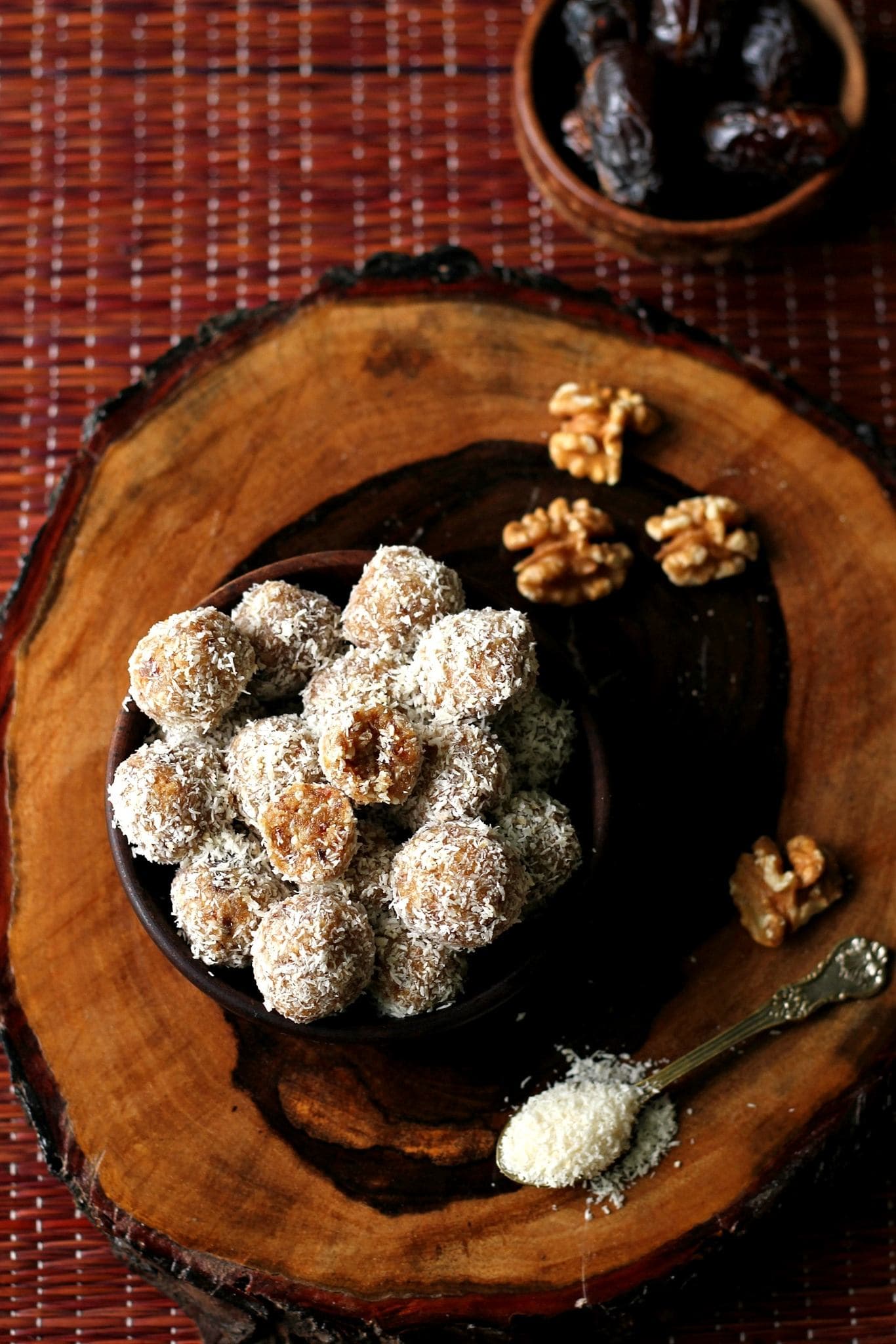 Date & Walnut Bites ~ No Added Sugar - Ruchik Randhap