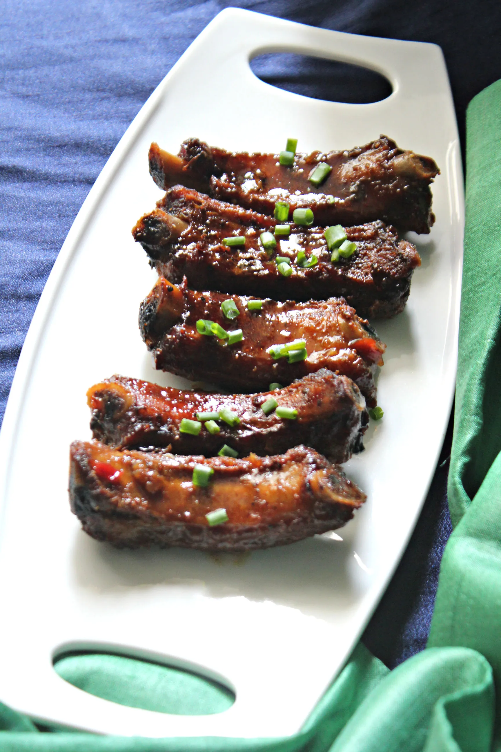 Hot & Sweet Pork Ribs - When The Hubby Cooks - Ruchik Randhap