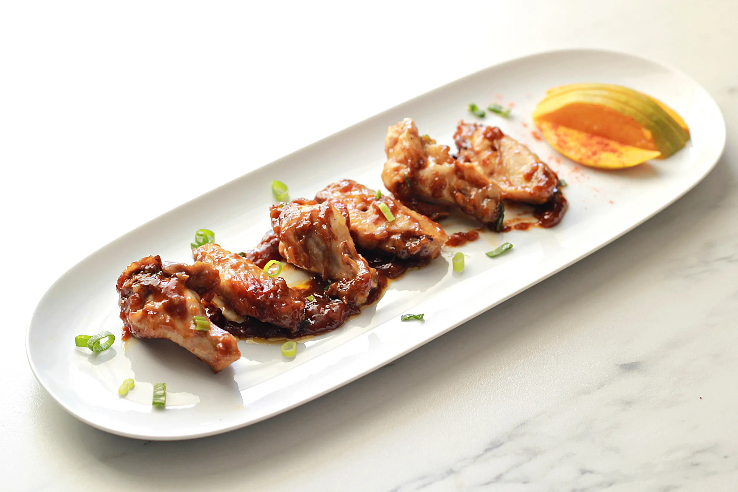 Spicy Mango Chicken Wings - Ruchik Randhap