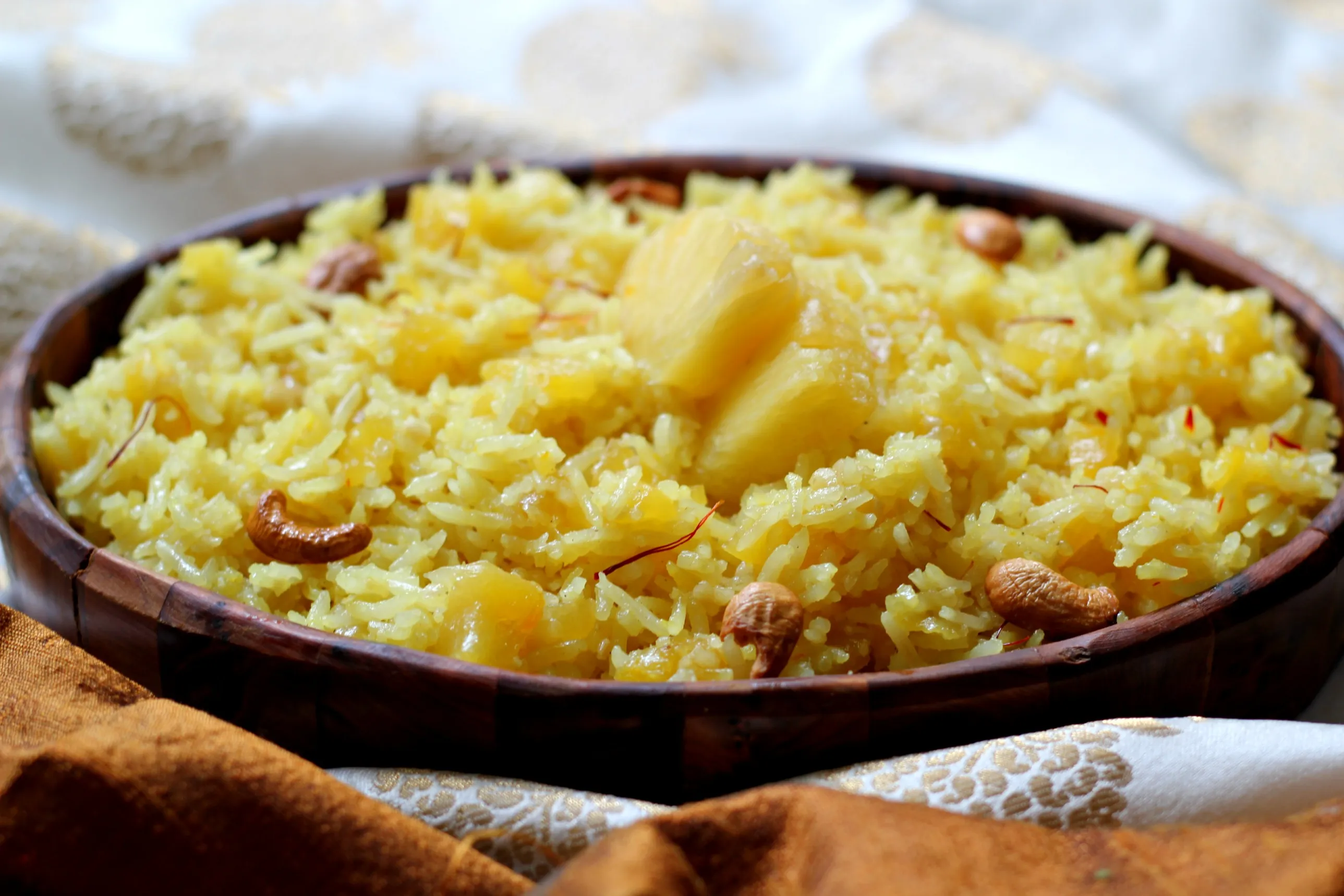 Pineapple Pulao - Ruchik Randhap