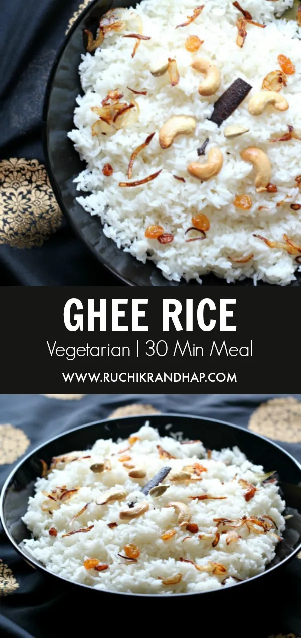 Ghee Rice - Ruchik Randhap
