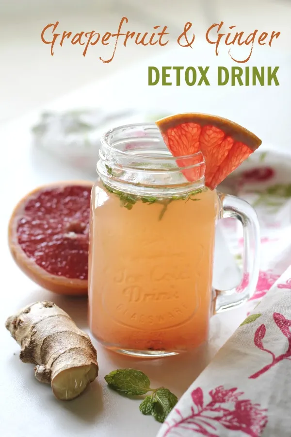 Grapefruit & Ginger Detox Drink - Ruchik Randhap